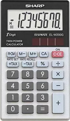 Calculator de buzunar SHARP EL-W200GGY sh-elw200ggy - cel.ro