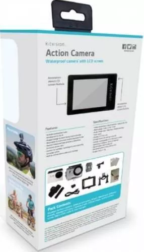 Camera Actiune KitVision WaterProof LCD LTPS 2.0 inch kvactcam2 Alb