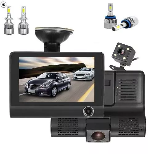 Camera auto tripla fata spate interior design tip monitor 4 inch Full ...