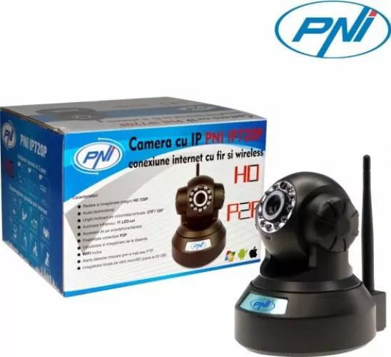 PNI IP720P HD WiFi incorporat | Camera cu IP pni-ip720p