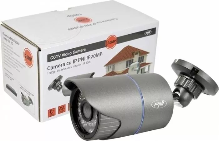 Camera de Supraveghere IP PNI IP20MP Exterior 1080P pni-ip22mpx - cel.ro