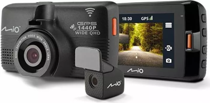 Camera Video Auto Mio MiVue 752 Dual WiFi Full HD 140 grade +camera ...