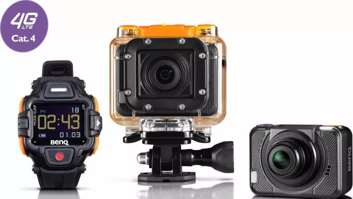 Camera Video Outdoor BenQ Action Cam QC1 + Ceas Live View RC Black 8319 ...