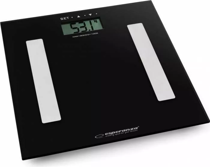 Cantar Esperanza EBS001K Fitness 180kg LCD Negru - cel.ro