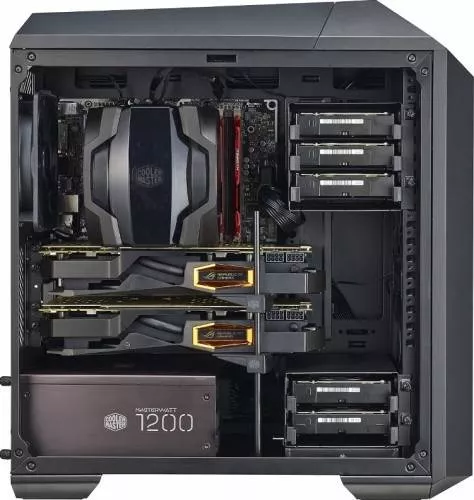Carcasa Cooler Master MasterCase Pro 3 Window Fara sursa Neagra mcy ...