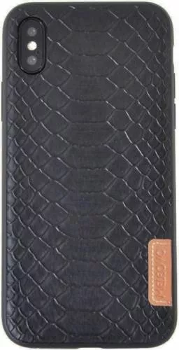 Carcasa Meleovo Python pentru iPhone X Black mlvpytiphxbk - cel.ro