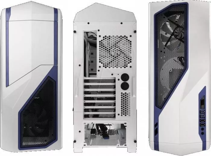 Carcasa NZXT Phantom 410 White-blue Fara sursa ca-ph410-w2 - cel.ro