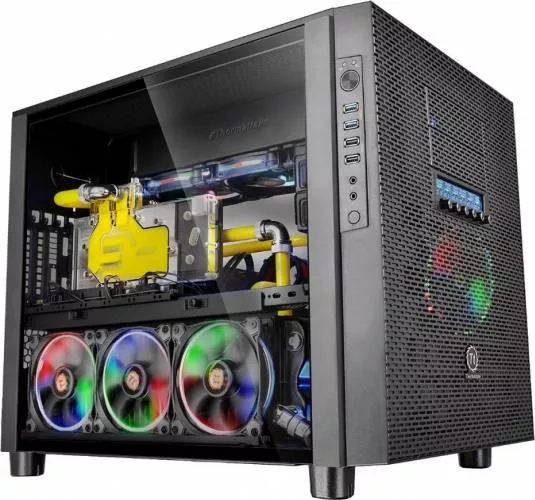 Carcasa Thermaltake Core X5 Tempered Glass Edition Fara sursa Neagra ...