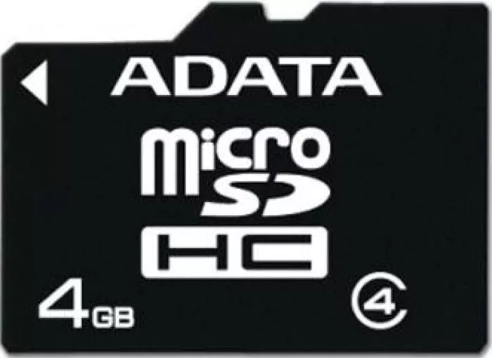 Card de Memorie ADATA microSDHC 4GB Class 4 ausdh4gcl4-r - cel.ro