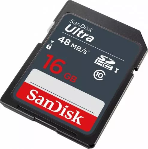 Card de Memorie SanDisk Ultra SDHC 16GB Clasa 10 UHS-I 48MBps sdsdunb-016g-gn3in - cel.ro