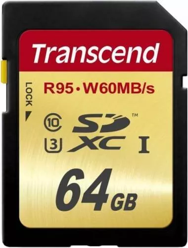 Card Memorie Transcend SDXC 64GB Clasa 10 ts64gsdu3 - cel.ro