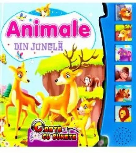 Carte cu sunete - Animale din Jungla 978-606-713-106-2 - cel.ro
