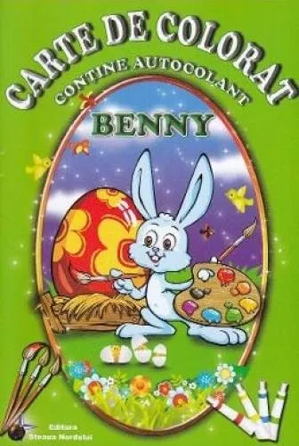 Carte de colorat - Benny 978-606-5115-45-3 - cel.ro