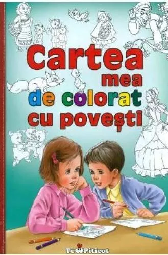 Cartea mea de colorat cu povesti 978-606-8553-08-5 - cel.ro