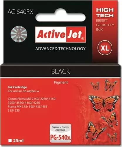 Cartus ActiveJet compatibil Canon PG-540XL 25ml expacjaca0126