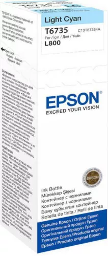 Cartus Epson T6735 L800 L805 L810 70ml Light Cyan c13t67354a - cel.ro