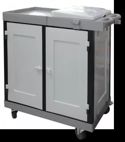 Carucior camerista RAKI curatenie intretinere camere hotel 136x47x112cm ...