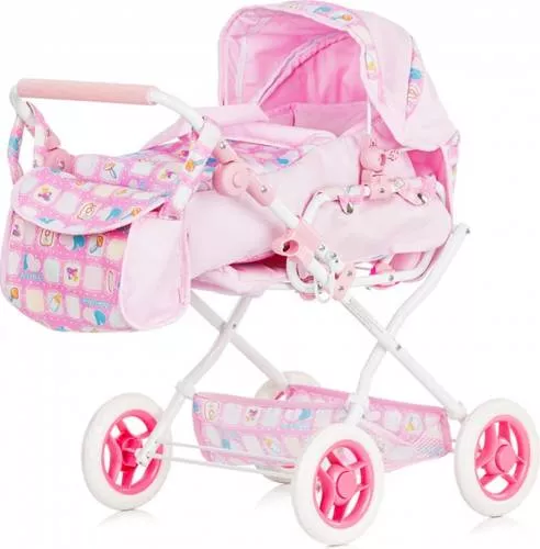 Carucior pentru papusi Chipolino Gabby dolce bebe kzkg01802db - cel.ro