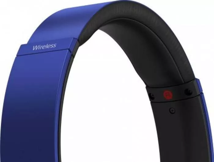 Casti Bluetooth Sony Extra-Bass Blue mdr-xb650btl - cel.ro