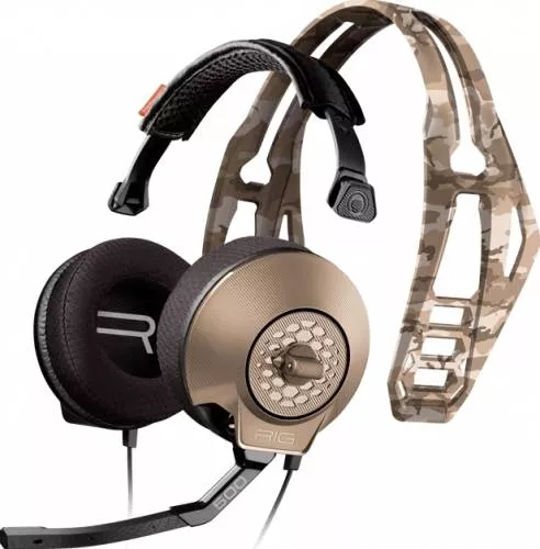 Casti Gaming Plantronics RIG 500HX Sand Camo 3.5mm Jack plp00087 - cel.ro