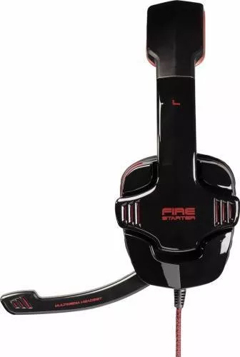 Casti Hama PC Fire Starter Negru Rosu 4007249539878 - cel.ro