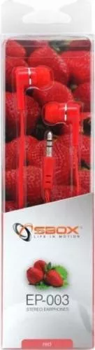 Casti In Ear SBOX EP-003 Rosu cpc00371