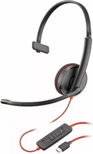 Casti Plantronics Blackwire C3210 USB-C Negre PLC00233 PLC00233
