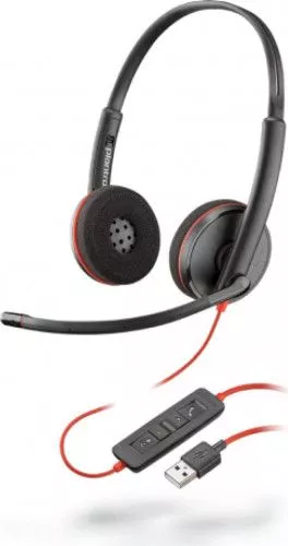 Casti cu microfon Call Center Plantronics Blackwire C3220 USB Binaural ...