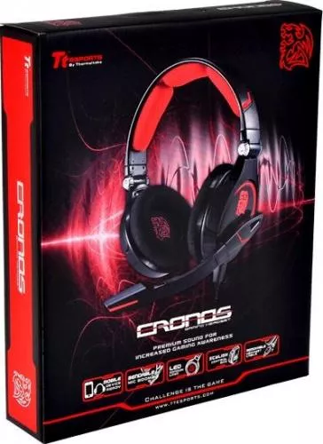Casti Thermaltake Tt eSPORTS CRONOS USB/ 3.5mm Jack Black ht-cro008ecbl ...