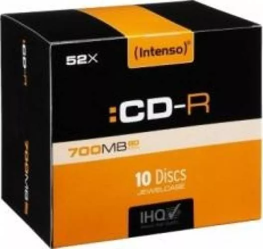 CD-R Intenso 700 MB Printable 10buc Slim Case int1801622 - cel.ro