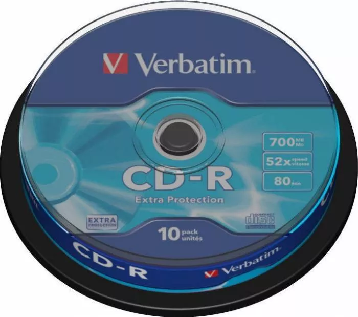 CD-R Verbatim Extra Protection 700MB 52X 10 buc. 43437 - cel.ro