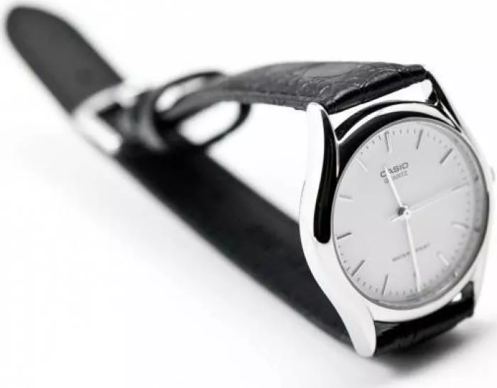 Ceas barbatesc Casio Clasic MTP-1154PE-7A Cadran Alb Curea Piele - cel.ro