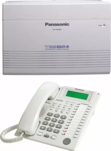 Centrala telefonica ANALOGICA Panasonic KX-TES824CE echipata 3/8 ...