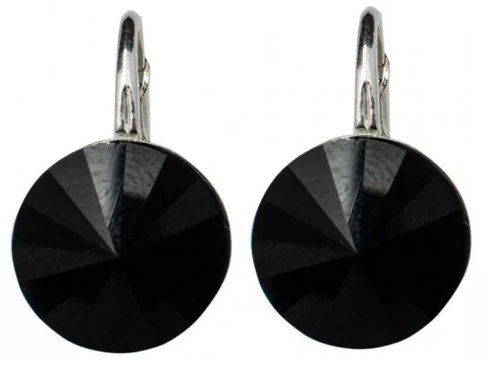 Cercei argint 925 cu swarovski elements 10 mm chsb1023 - cel.ro