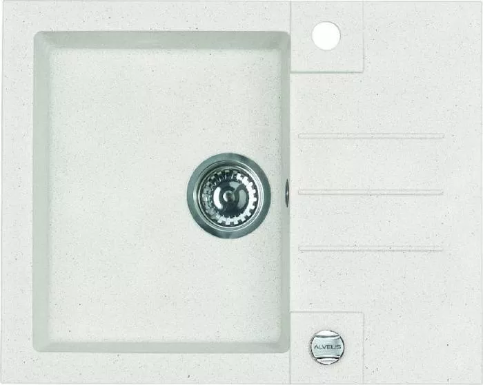 Chiuveta Alveus Rock 30 A11 alb 595x475x160 Compozit 1213011 - cel.ro