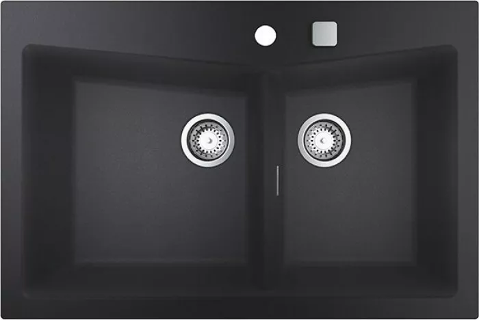 Chiuveta bucatarie Grohe K700 31657AP0 2 cuve montare dreapta compozit ...