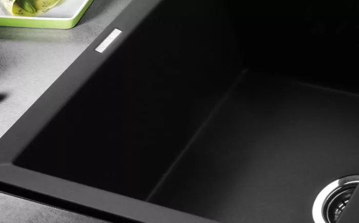 Chiuveta granitek Elleci Quadra 100 410x500x200 mm Full Black G40 ...