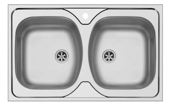 Chiuveta de masca Pyramis Ecoline CORE 800x500mm adancime 140mm 2 cuve ...