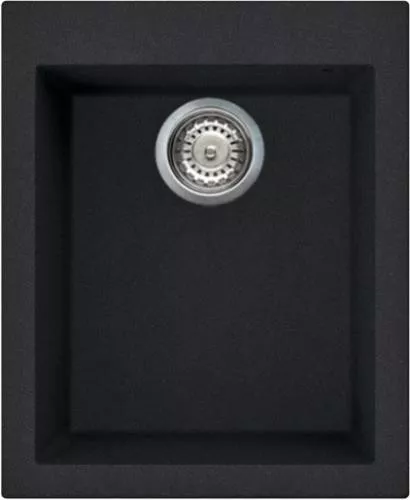 Chiuveta granitek Elleci Quadra 100 410x500x200 mm Full Black G40 ...