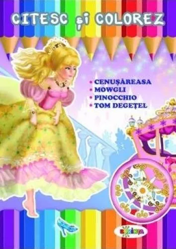 Citesc si colorez Cenusareasa 978-9975-130-98-1 - cel.ro