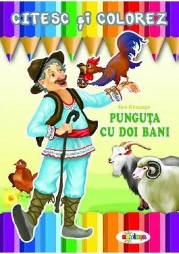 Citesc si colorez Punguta cu doi bani 978-9975-130-89-9 - cel.ro