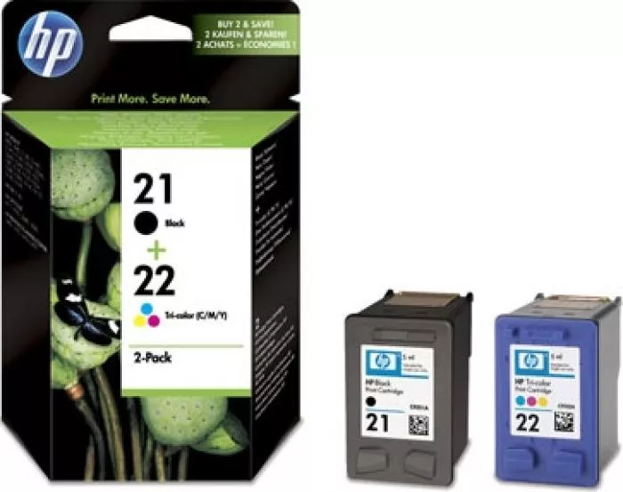 Combo-pack HP 21 22 Inkjet Print Cartridges sd367ae - cel.ro
