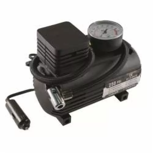 Compresor auto presiune 12 Bar tensiune 12V 3 adaptoare ventil 90304 ...