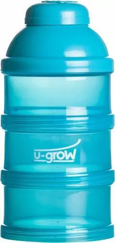 Container lapte praf U-Grow A-1016 cu 3 compartimente Blue a-1016 - cel.ro