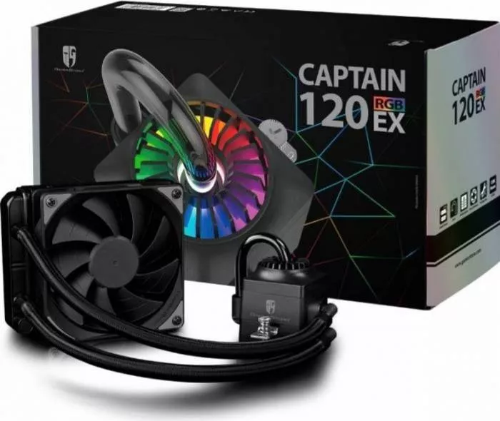 Cooler procesor cu lichid DeepCool Captain 120 EX RGB dp-gs-h12l ...