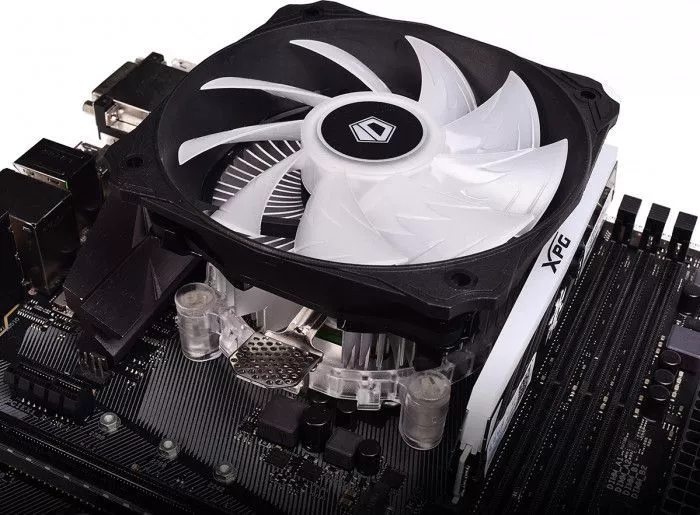 Cooler procesor ID-Cooling 1600RPM 100W iluminare LED RGB dk-03-rgb-pwm ...