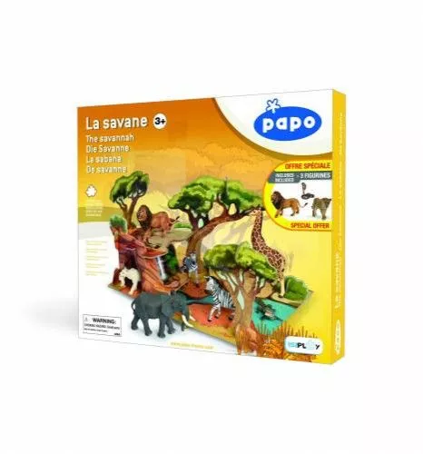 Decor Papo - Set Savana carton p80007 - cel.ro