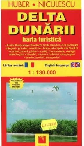 Delta Dunarii - Harta Turistica 978-973-568-891-2 - cel.ro