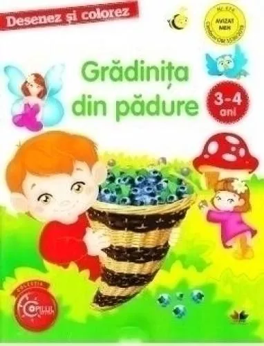 Desenez si colorez. Gradinita din padure 3-4 ani 978-606-33-2789-6 - cel.ro