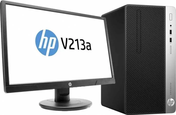 Desktop+Monitor HP ProDesk 400 G4 MT Intel Core Kaby Lake i5-7500 500GB ...